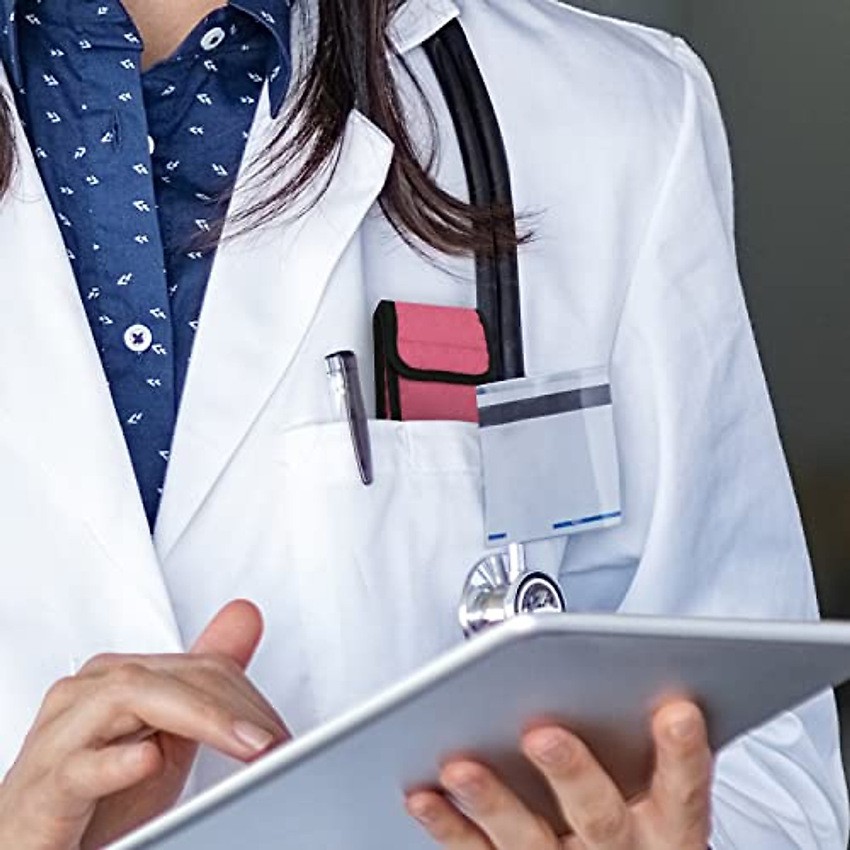 Surgicalonline Otoscope - Ear Scope with Light, Ear Infection Detector, Pocket Size, in 10+ Colors! (Pink)