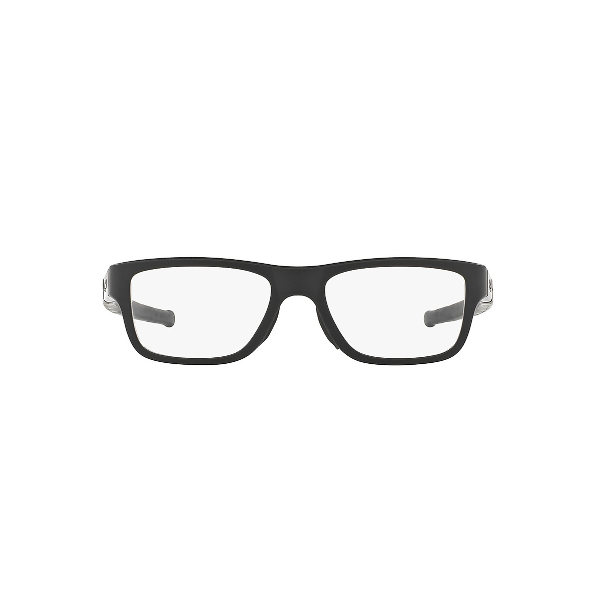 Oakley Men's Ox8091 Marshal Mnp Rectangular Prescription Eyeglass Frames, Satin Black/Demo Lens, 55 mm