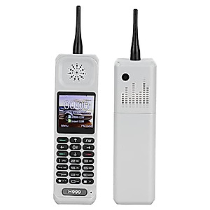 Yoidesu Classic Old Mobile Phone, 1.54in Screen Retro Vintage Cellphone, 2G Cell Phone for Seniors, 4800mAh Battery, Dual Card Dual Standby, Support Radio, Bluetooth, Vibration, Flashlight