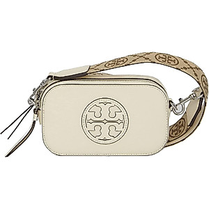 Tory Burch Women's Mini Miller Crossbody Bag, New Ivory, Off White, One Size