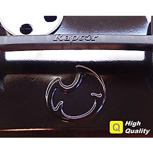 Raptor Grilling - Optimized Portable Charcoal Grill Smoker, Barbecue for Camping, Tailgating & Travel; Go Anywhere Tabletop Outdoor BBQ Cooker & Chargrill, Charbroil, Smoke or Hibachi (Black Rush)