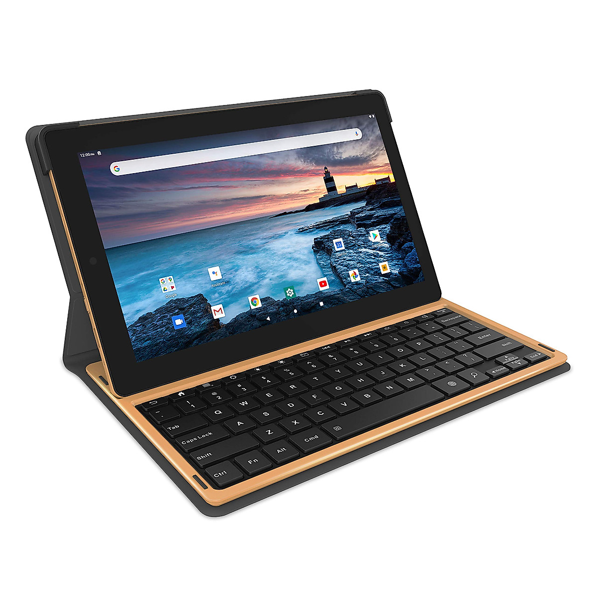 RCA 11.6" Tablet with Keyboard Folio (Butter Rum)