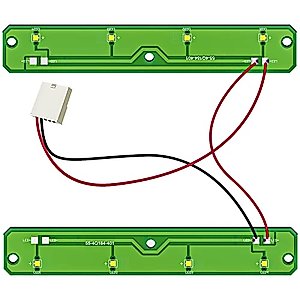 HPUY W11043011 Refrigerator LED Light Compatible with Whirlpool Kenmore Maytag Amana Ikea Refrigerator LED Light Module Replacment and Replace W10866538 EAP12070396 4533926 PS12070396 AP6047972