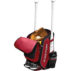 EASTON ELITE X Bat & Equipment Backpack Bag, White