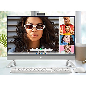 DELL Inspiron 7720 27" FHD Touchscreen All-in-One Business Desktop PC, Microsoft Office Lifetime Office & Windows 11 Pro, 13th Gen Intel 10-Core i7-1355U, 16GB RAM, 2TB SSD, GeForce MX550, Wi-Fi 6E