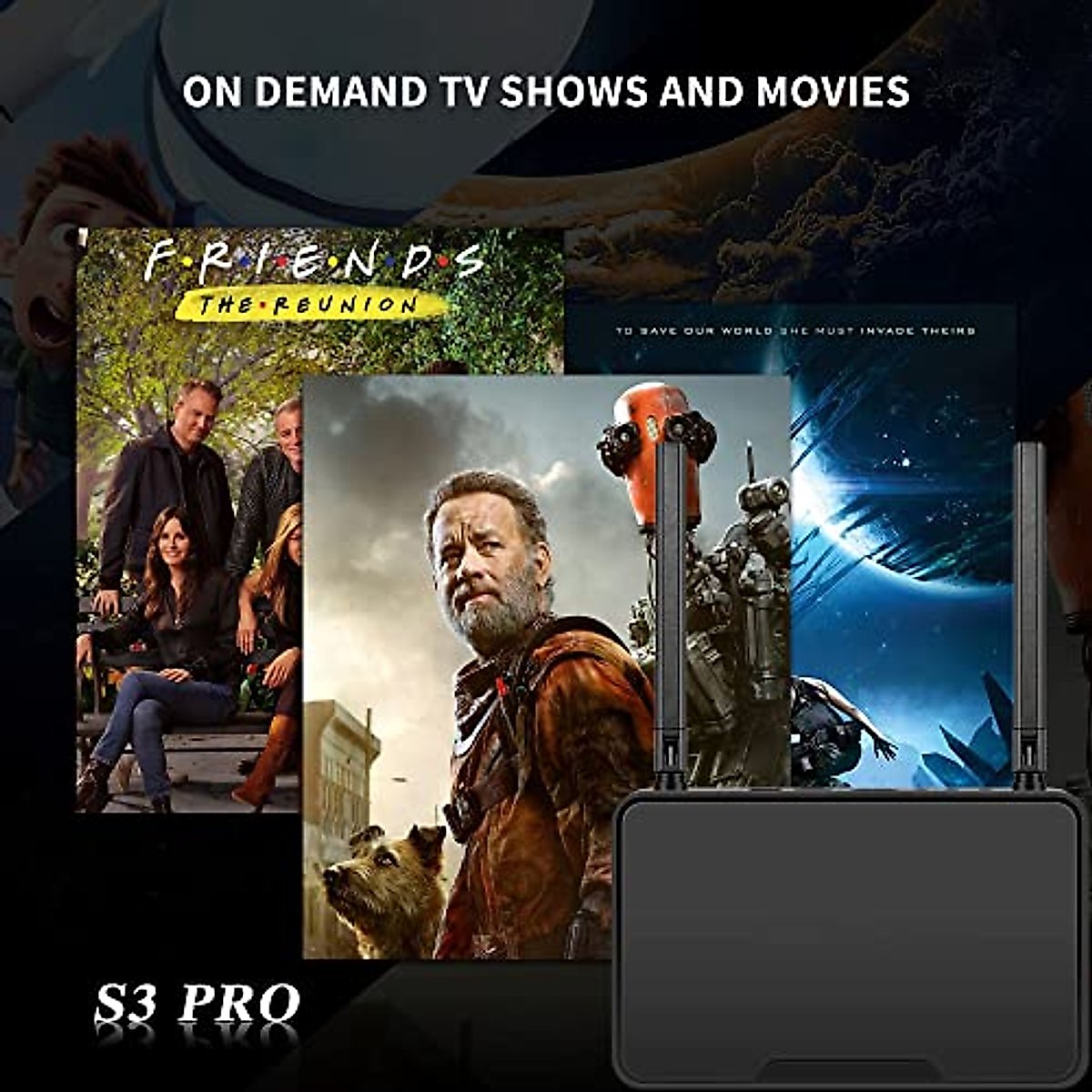 2023 The Best Version of English Android 9.0 OS S3Pro S3 pro TV Box Support 6K Strong Wi-Fi Connection More Functions