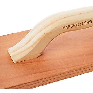 Concrete Hand Float 12 X 5 Redwood Float 3/4 Inch Thick