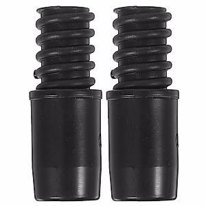 Angoily 2pcs Broom Handle Threaded End Broom Handle End Broom Handle Tips Extension Pole Accessories Threaded Extension Pole Attachment Broom Handle Connector Mop Stick Tip Replacement