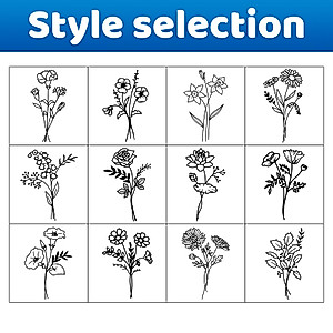 Custom Tumbler Personalized Birth Flower Cups with Names Customized Tumbler Cups Personalized Gift for Women Girlfriend Birthday Valentines Day Gifts