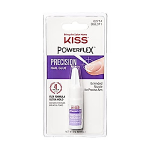 Kiss Powerflex-Precision Glue, 0.11 Fluid Ounce