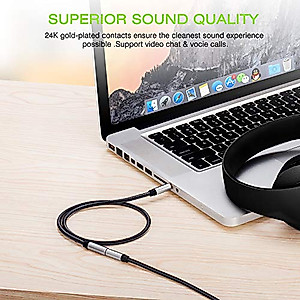 Jelly Tang Audio Extension Cable 25Ft,Audio Auxiliary Stereo Extension Audio Cable 3.5mm Stereo Jack Male to Female, Stereo Jack Cord for Phones, Headphones, Speakers, Tablets, PCs and More(25Ft/8M)