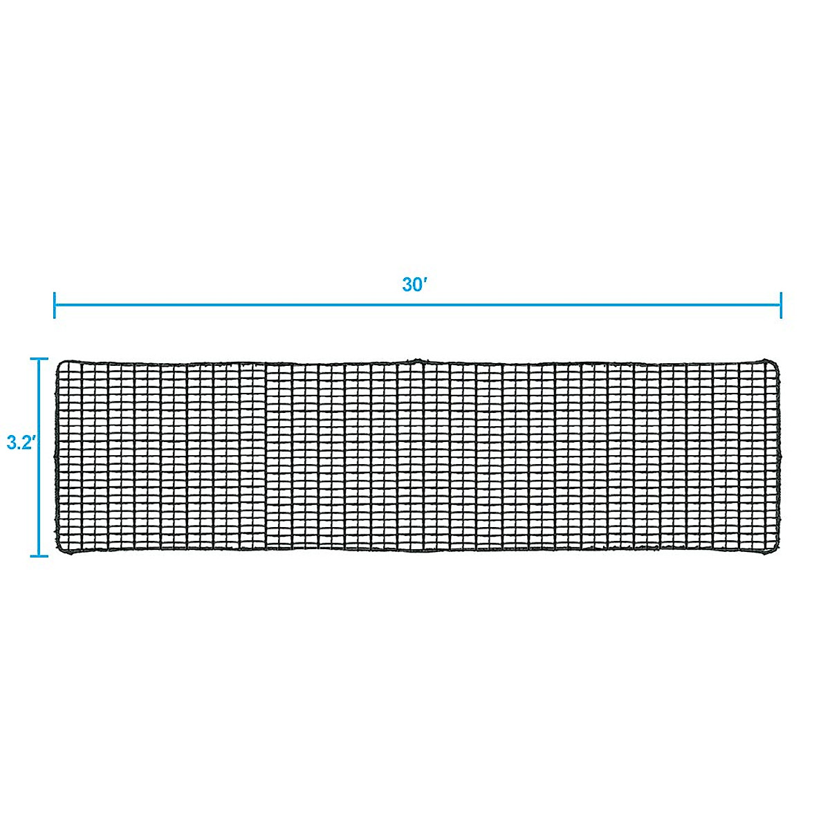 Aoneky 30 ft Safety Net - Kids Driveway Guard Net - Driveway Barrier Netting