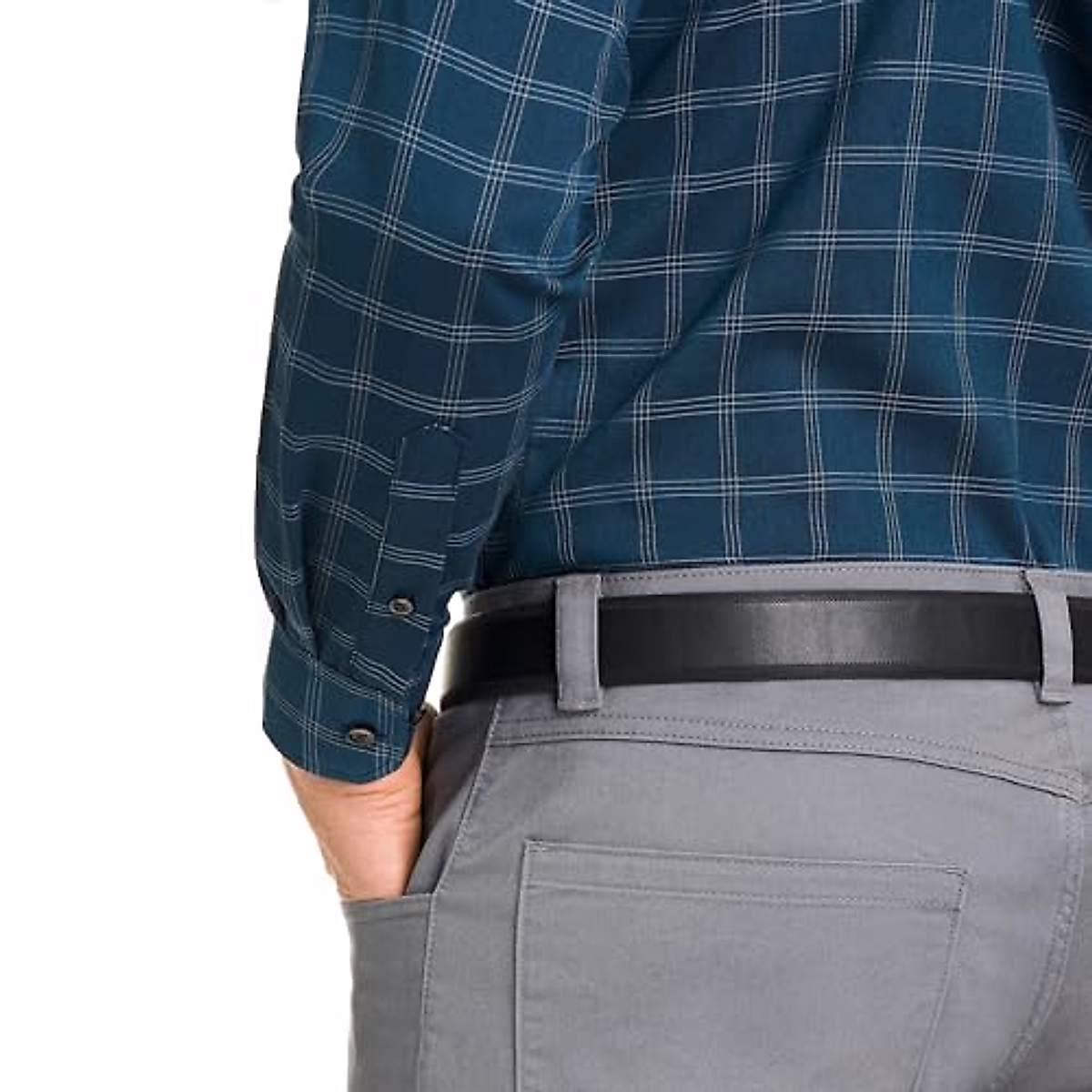 Van Heusen Men's Wrinkle Free Long Sleeve Button Down Shirt, Turquoise Seabed, XX-Large