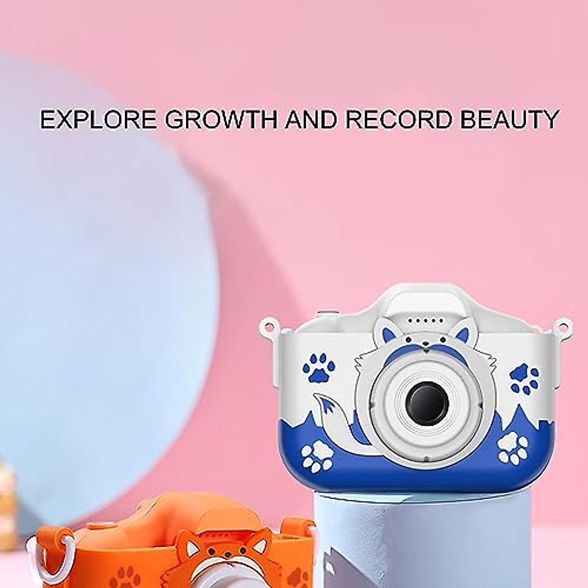 Kids Camera, 40MP Photo USB Charging Autofocus Children Camera 2in IPS Screen for People Aged 6 and Above for Party (Blue)