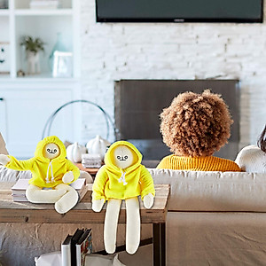 Skylety Banana Doll Man Plush Banana Toy Man with Magnet Changeable Plush Pillow Toy Man Doll Decompression Toy Stuffed Doll Toy Present for Boys Girls Birthday Party Festivals (16 Inch)