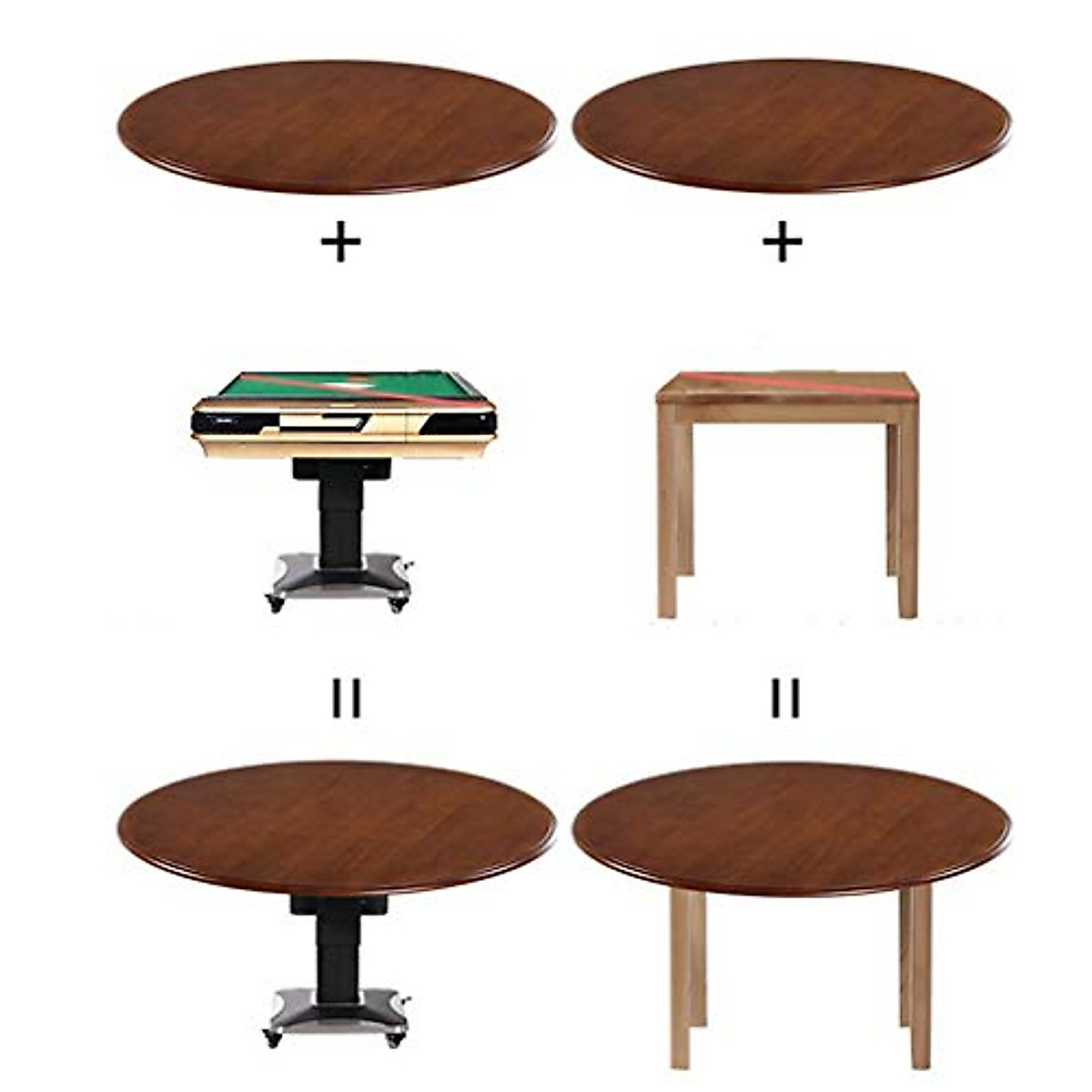Wood Dining Table Turntable, Heavy Duty Lazy Susan, 24 Inch Home Rotating Plate, Smooth Service Tray