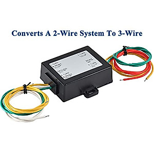 Oyviny 2-to-3-Wire Splice-in Trailer Tail Light Converter Electrical System Turn Signal Brake Wire Harness Adapter Color Coded for Trailer RV Dinghy Towing Pickup Trucks Vans