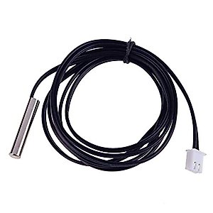 HiLetgo 6pcs NTC Temperature Sensor 5K + 10K 1% NTC B3950 Waterproof Probe Thermistor Accuracy Temperature Sensor Precision Temperature Probe 1M