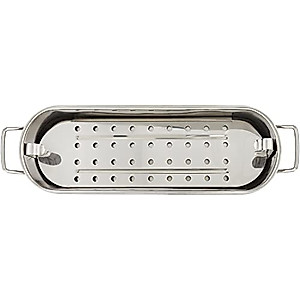 Norpro Stainless Steel Fish Poacher, 18in x 4.5in, As Shown