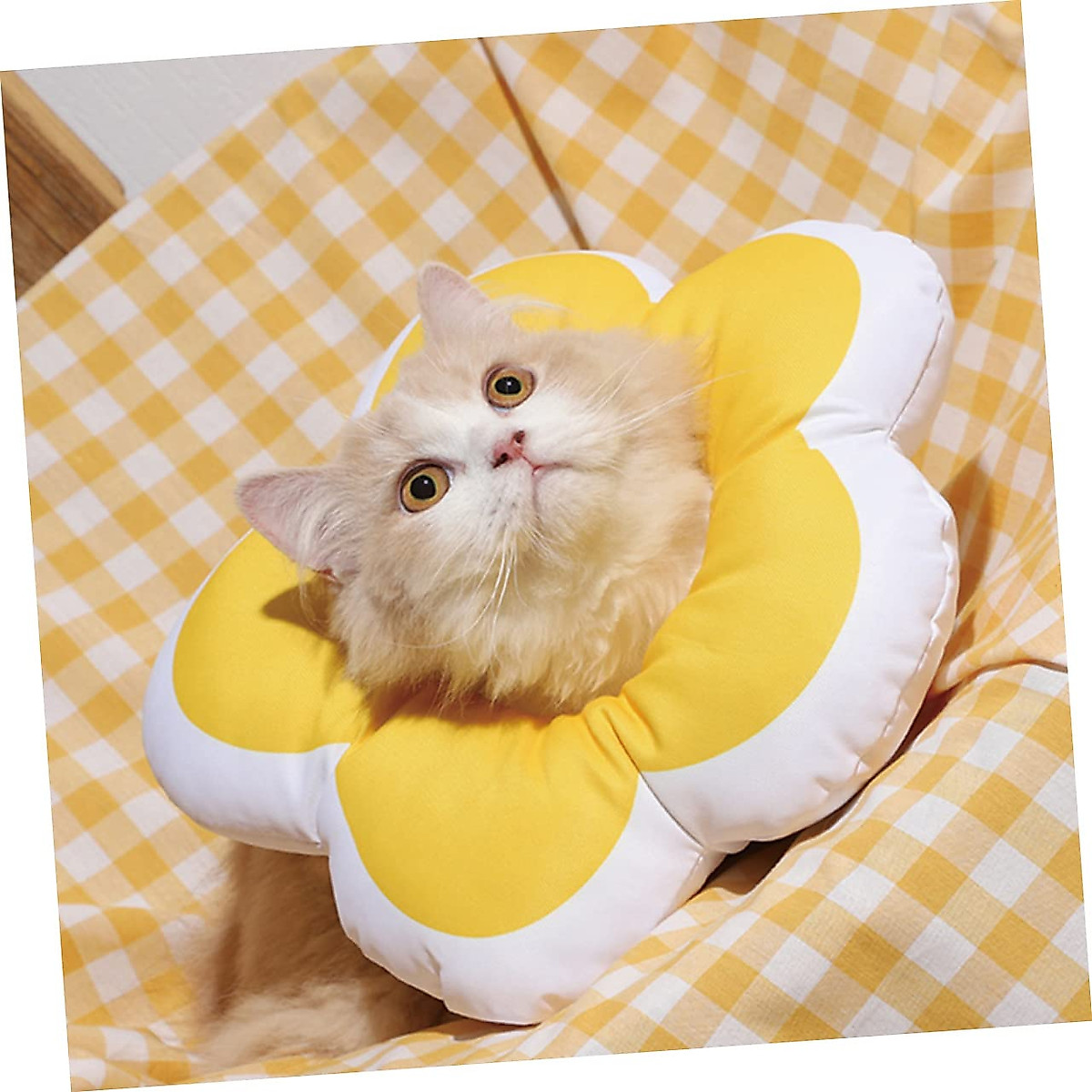 DOITOOL Collar Tarpaulin Headgear The Flowers