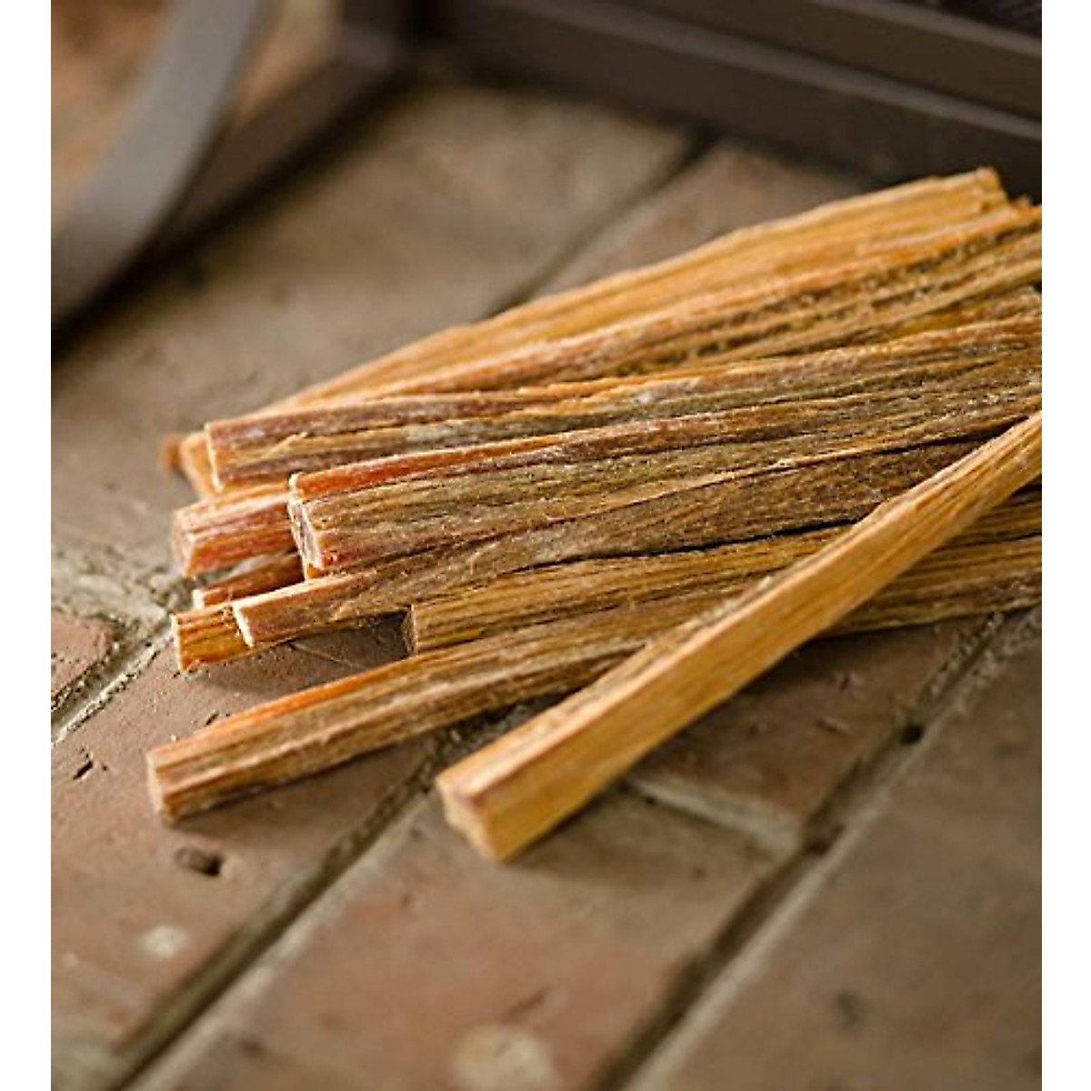 Plow & Hearth Boxed Fatwood Fire Starter All Natural Organic Resin Rich Eco Friendly Kindling Sticks for Wood Stoves Fireplaces Campfires Fire Pits Burns Quickly and Easily Safe Non Toxic (40 LB)