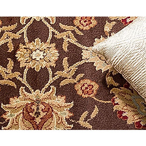 Unique Loom Voyage Collection Traditional Oriental Classic Intricate Design Area Rug, 5' 3" x 8' Rectangle, Brown/Cream
