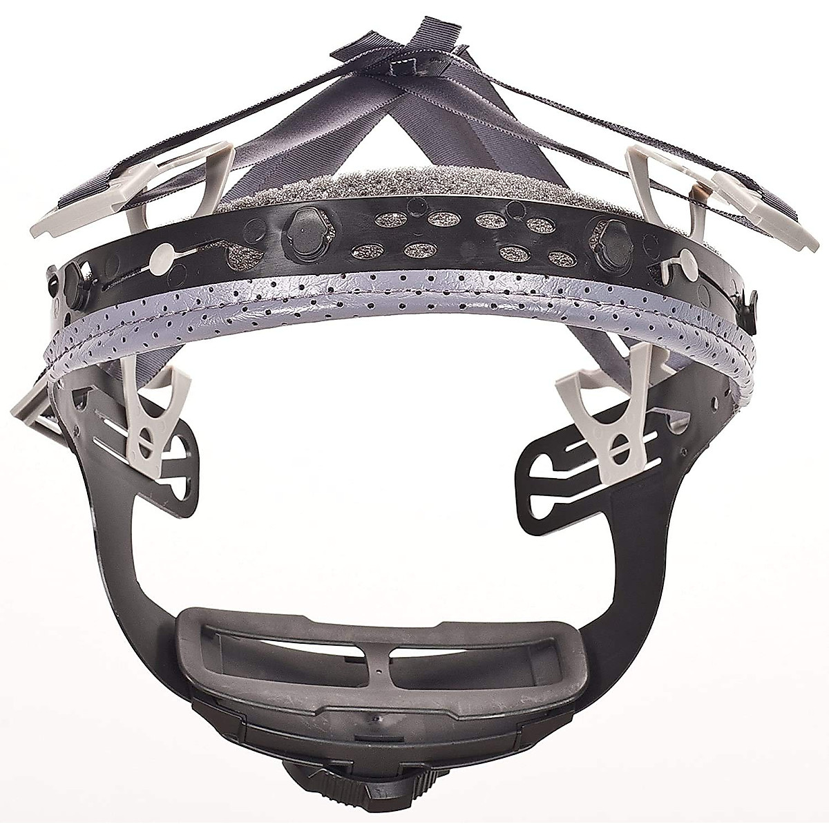 MSA 10148706 Fas-Trac III Replacement Suspension - 4-Point Attachment, Size: Small, V-Gard Helmet Accessory, Cap-Style Hard Hat Suspension, Adjustable Component, Replaceable & Durable Gear,BLACK