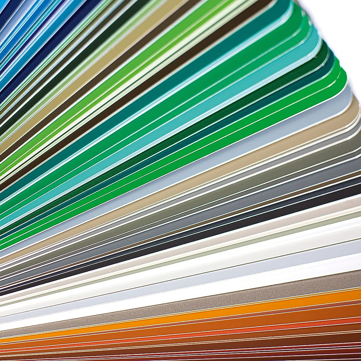 RAL K5 Color Chart, 215 Full Page Color Swatches, Gloss, 8 Languages