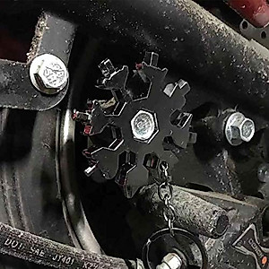 Generic Stainless Steel Snowflakes Multi Tool ,screwdriver,wrench