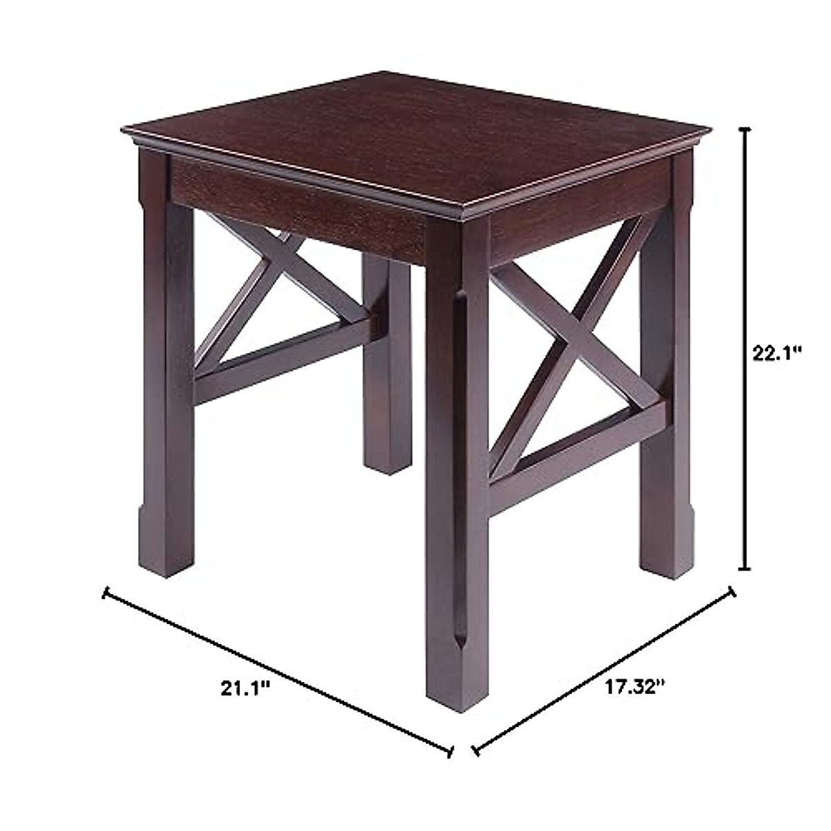 Winsome Xola Nesting Tables, Cappuccino