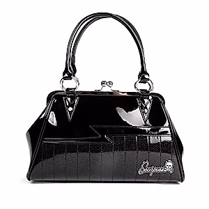 Sourpuss Shock Me Handbag Purses (Black)