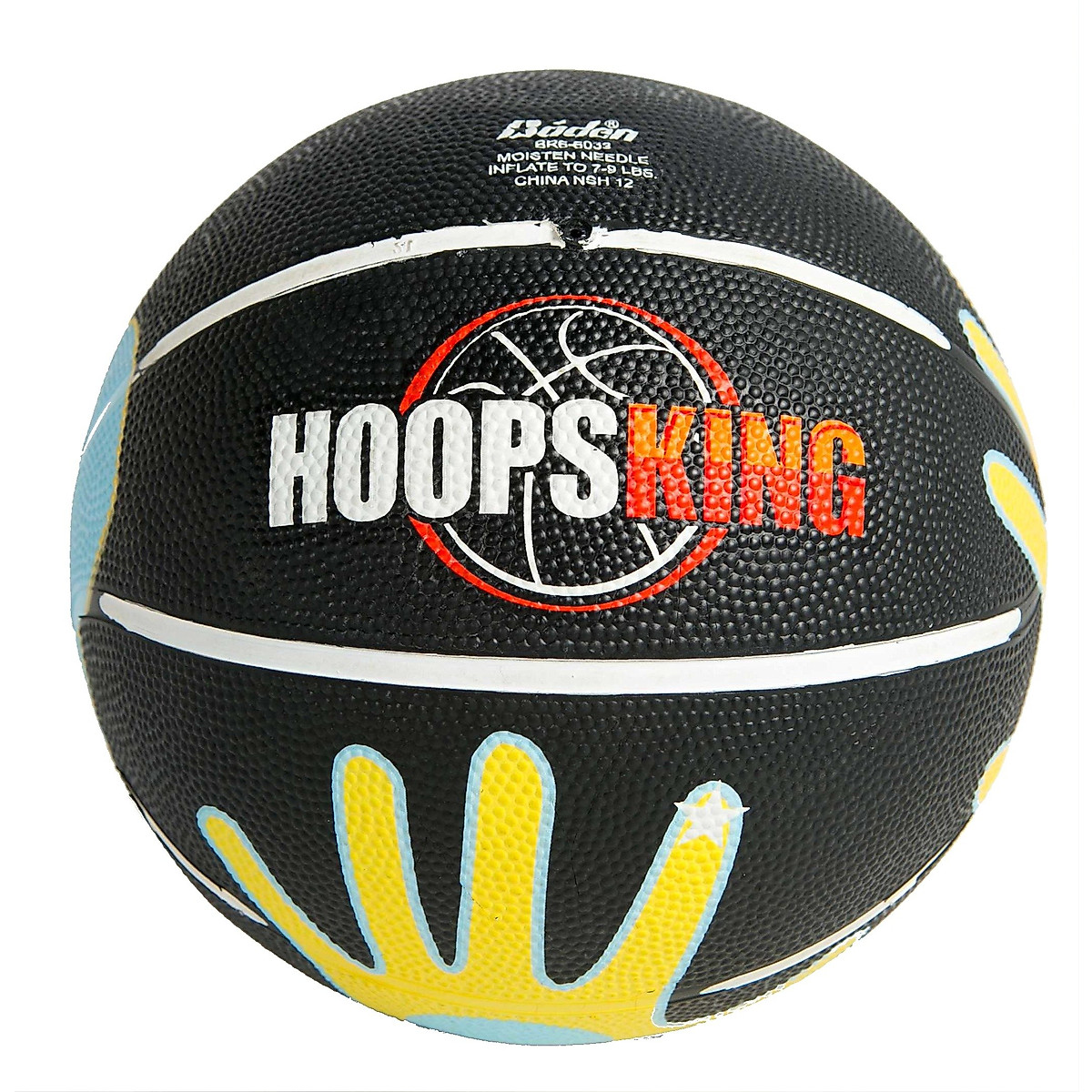 HOOPSKING Skill Shooter Basketball, Basketball with Hands On It - Always Shoot The Ball Correctly (Intermediate 28.5")