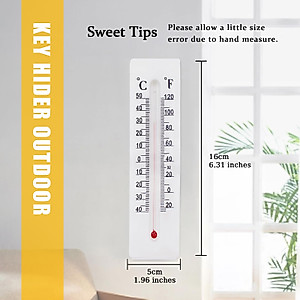 Dexspoeny Hide a Key Outside, Hidden Safe Hide a Key Hiders Outside, Key Hidden Storage, Hidden Key Holder for Outside Secret Storage Spare Key, Coins, Money Hider Outdoor Key Hider