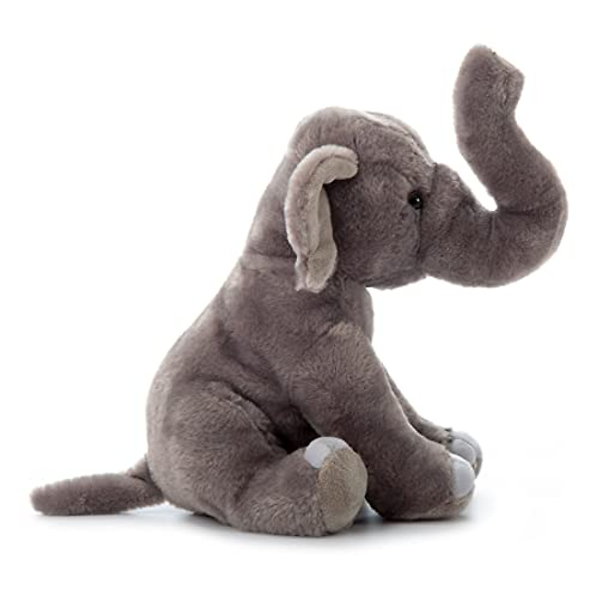 The Petting Zoo Asian Elephant Stuffed Animal, Gifts for Kids, Wild Onez Zoo Animals, Asian Elephant Plush Toy 12 inches