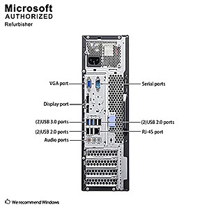 Lenovo ThinkCentre M83 Small Form Business High Performance Desktop Computer(Intel Core I5-4570 3.2G,16G RAM DDR3,240G SSD+500GB HDD,DVD,WiFi, Windows 10 Professional) (Renewed)