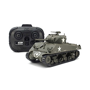 TAMIYA 1/35 RC US Medium Tank M4A3 Sherman w/Control Unit TAM48217 Other Electric Tank/Motorcycle/etc