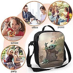OYQGEJGPJA Lunch Box With Padded Insulated Liner Lunch Bag Thermal Cooler Pack