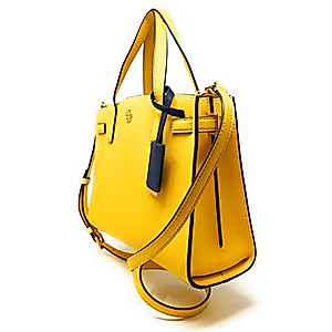 Tory Burch Women's Small Walker Satchel Shoulder Crossbody Bag (Goldfinch)