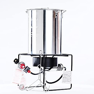 Turkey Fryer King Kooker 12RTFA 29Qt. Propane Outdoor Cooker Package with Battery Operated Timer