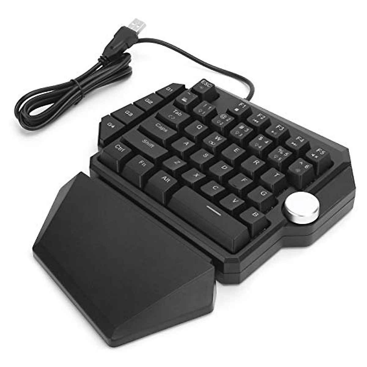 070 44 Keys One Handed Keyboard, RGB Backlight Mechanical Keyboard, Gaming Keyboard for PC, Computer Peripherals