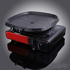 Korean Style Square Grill Pan with Maifan Coated Surface,Non-stick Smokeless Barbecue Stovetop Plate for Indoor Outdoor BBQ