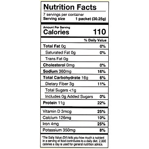 HealthSmart High Protein Instant Creamy Sour Cream & Chive Mashed Potatoes | Low Carb, Low Fat, Low Calorie Mashed Potatoes - Gluten-Free, Quick & Easy Meal | Portion Controlled Servings, 7 Count Box