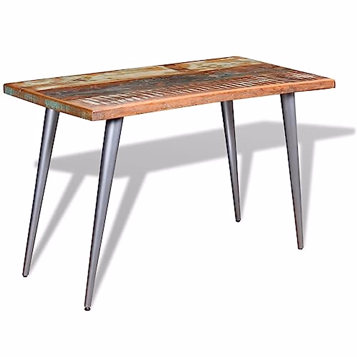 YPWRENH Side Tables bar Table Dining Table Solid Reclaimed Wood 47.2"x23.6"x30" for Dining Room, Kitchen or Living Room