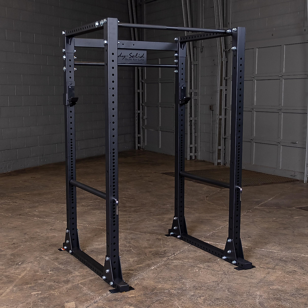 Body-Solid GPR400 Power Rack with 1000 Lb. Weight Capacity for Squats, Deadlifts, and Weightlifting Workout, Black