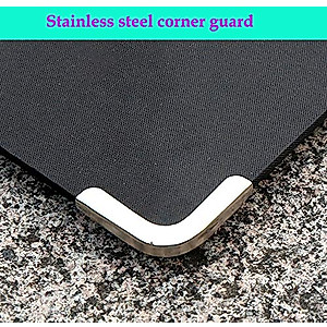 Artist Sketch Board Covered with Water Proof Fabric - Black Painting Drawing Clipboard – Art Supply for Classroom Studio Travel or Field Use, Size 15.7" by 11.8" (L x W, 30 x 40 cm)