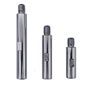 3 Pcs M14 Extension Rod Shaft Polishing Tool for M14 Thread Water Grinder Polishing Machine 125 Angle Grinder Car Polishing 75mm100mm 140mm Set