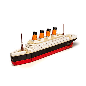 Brick Loot Titanic Building Blocks Large Set, Toy Ship Model Kit, Building Bricks Sets for Adults or Kids, 6 Year Old +, Home Decor, Quality Blocks Compatible with Lego & Major Brands, 217 Pieces
