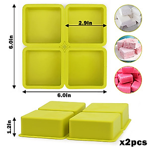 Vodolo Freeze Dryer Tray Dividers Silicone - Square Freeze Dryer Accessories for Dairy, Eggs, Ice Cream, Paste Food