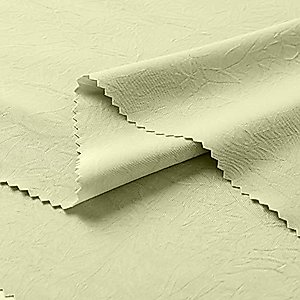 100% Polyester Fabric for Sewing Imitation Silk Acetate Fabric Premium Polyester Fabric Crepe Fabric Double Sided Satin 36"X59.06" Breathable Fabric for Sewing DIY Patchwork Pre-Cut Silky Fabric No Fading Multiple Color Crepe De Chine (1yard, 14-green)