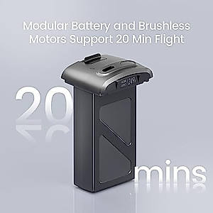 Holy Stone GPS Drone with 4K UHD Camera for Adults Beginner; HS360S 249g Foldable FPV RC Quadcopter with 10000 Feet Control Range, Brushless Motor, Follow Me, Smart Return Home, 5G Transmission